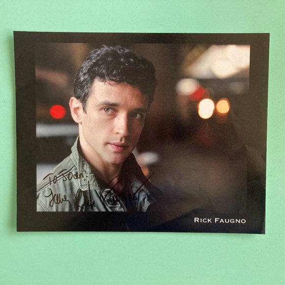 Autograph | Other | Rick Faugno Signed Inscribed Photo 8x Creased Las ...